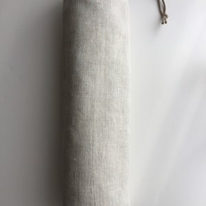Linen Grocery Bag Holder / Plastic Bag Holder / Natural Linen - Etsy