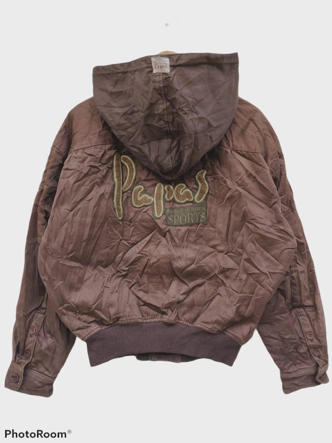 VTG Papas Island Sport Hooded Jacket, Japanese Brand Maniere De Heming ...