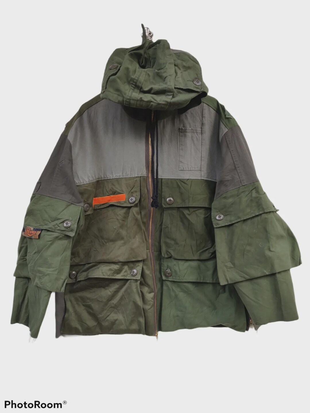 Rare Resurrect by NH International Reconstructed Military Jacket ...