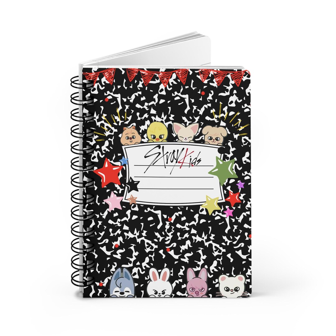Stray Kids SKZOO Journal Spiral Bound Notebook | Kpop Themed Journal - Etsy