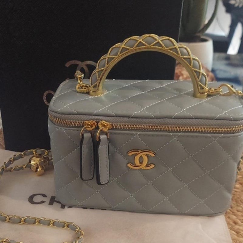 Vintage Chanel Vanity Case - Etsy