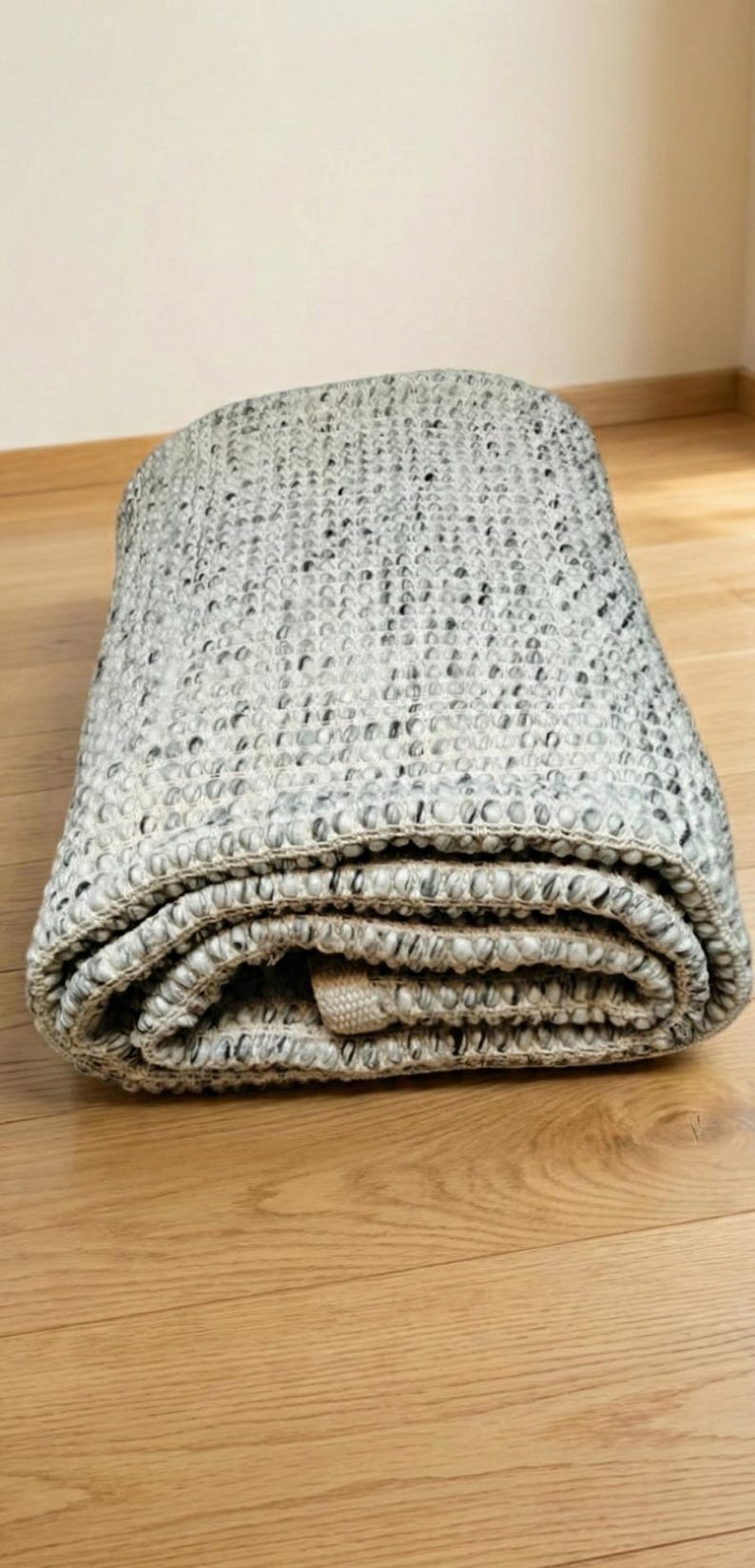 Buy Dhurrie Wool & Cotton Area Rug for Living Room Bedroom – Modern ...