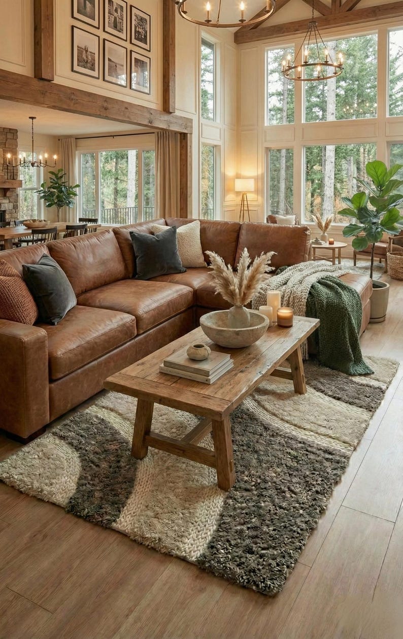 Buy Modern Wool Area Rug – Table Tuff, Indian Machine-made Carpet ...