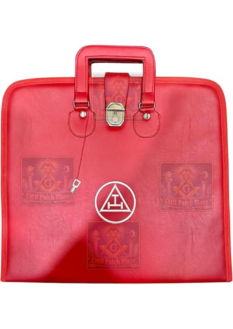 Royal Arch Masonic Regalia Set – Handcrafted Apron, Collar, Gloves ...