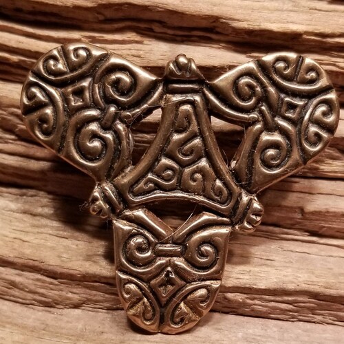 Viking Trefoil Brooch Pin | Etsy