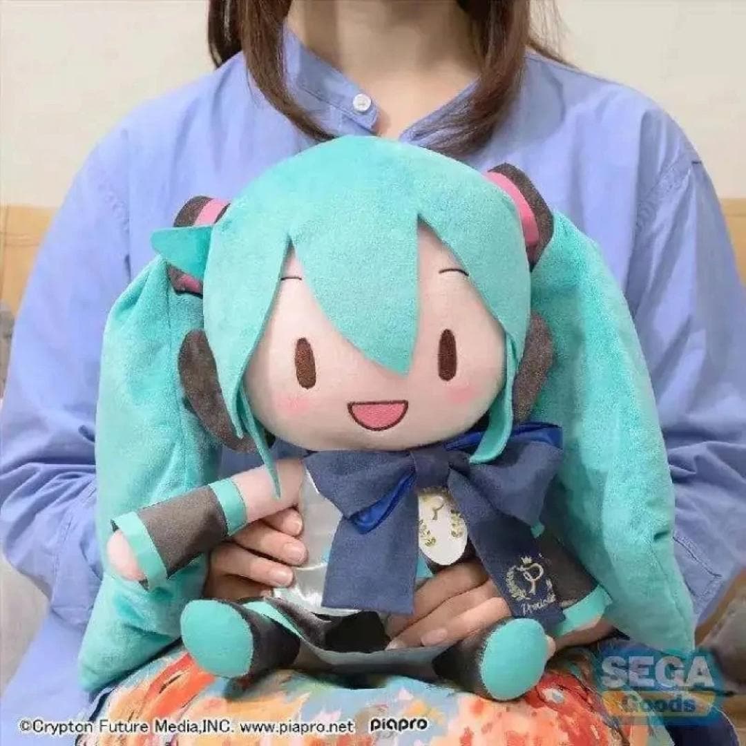 32cm Kawaii Hatsune Miku Plush Doll Anime New Bow Miku Preciality Plush ...