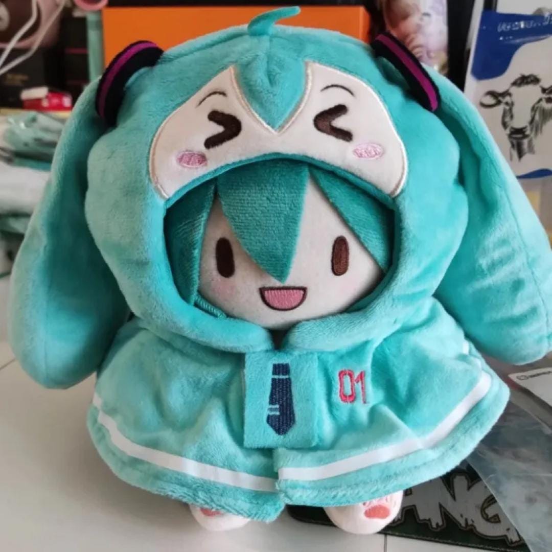 Moeyu Hatsune Miku Squinting Eyes Series Mini Hand Puppet Pet Shawl ...