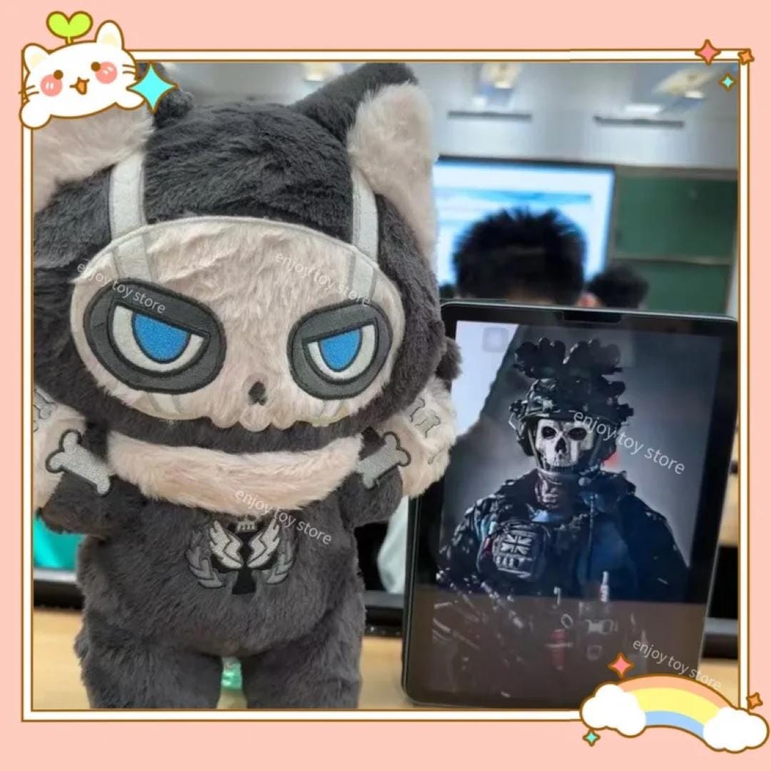 30cm Call of Duty Ghost Plush Doll COD Ghosts Stuffed Pillow Car Decor ...