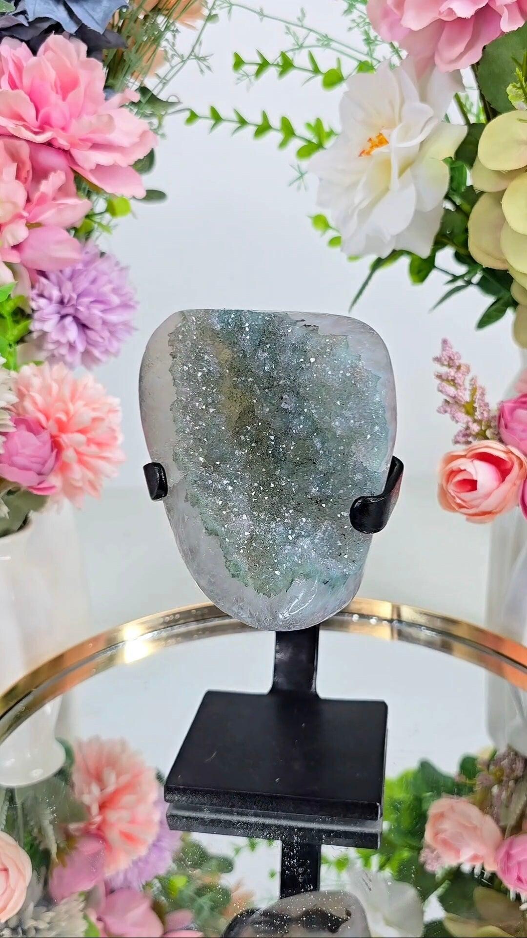 Sugary Rainbow Amethyst on Stand 17 - Etsy