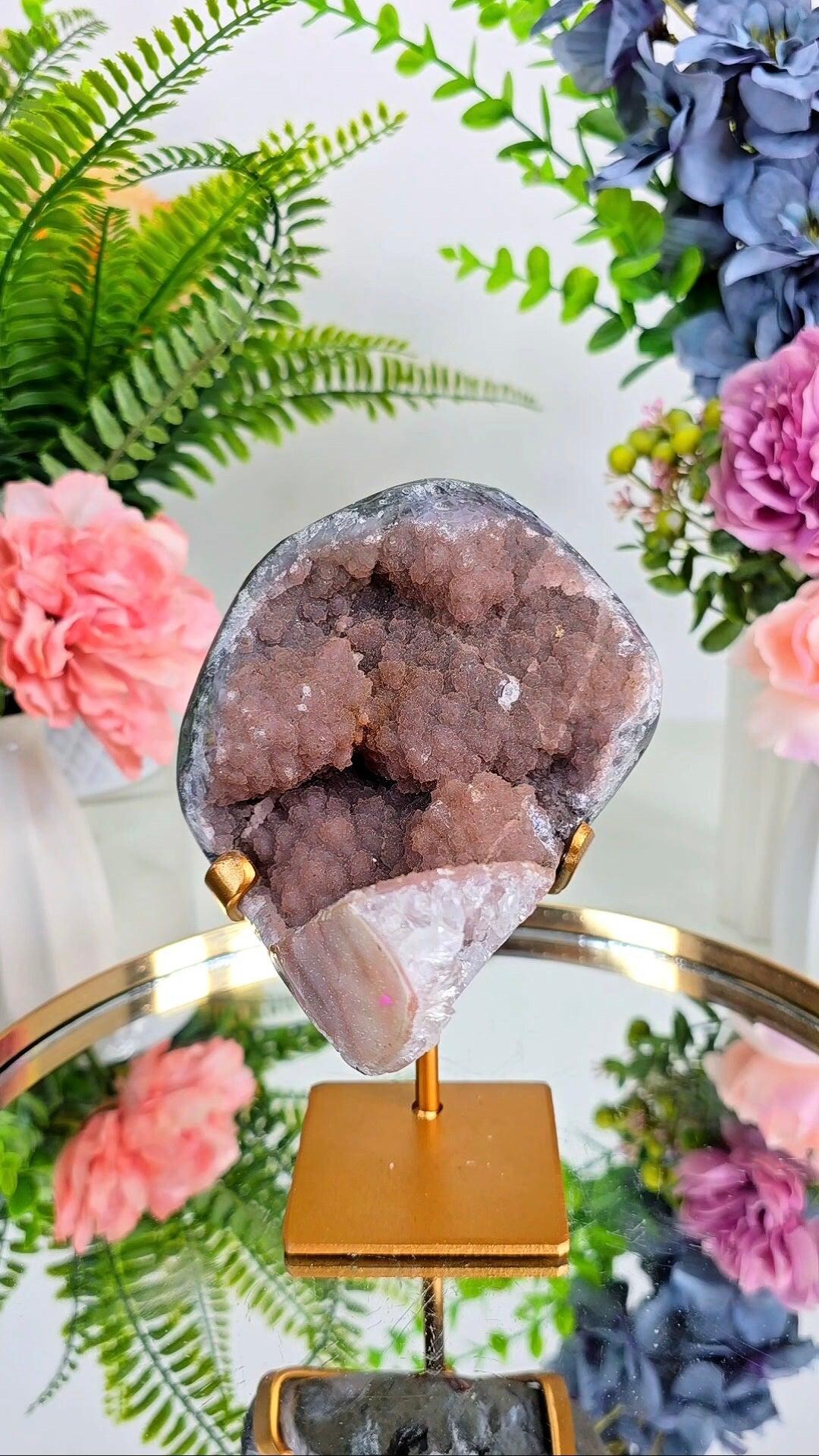 Sugary Rainbow Amethyst on Stand 49 - Etsy