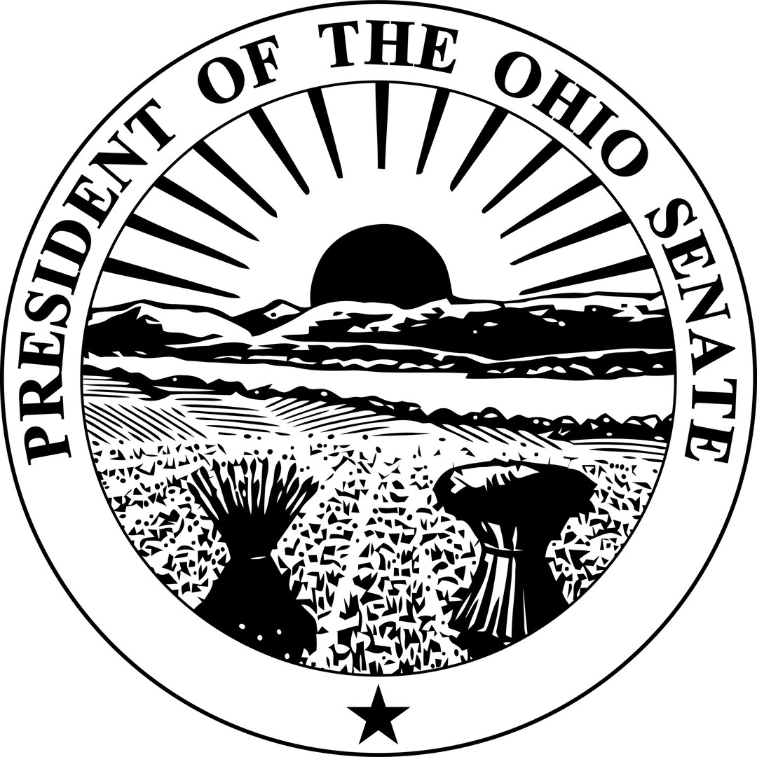 Seal of the President of the Ohio Senate Badge Svg File - Etsy