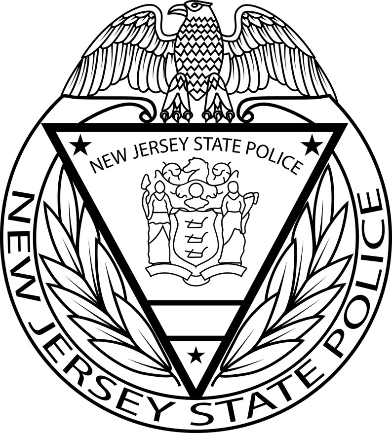 New Jersey State Police Badge Svg Files - Etsy Canada