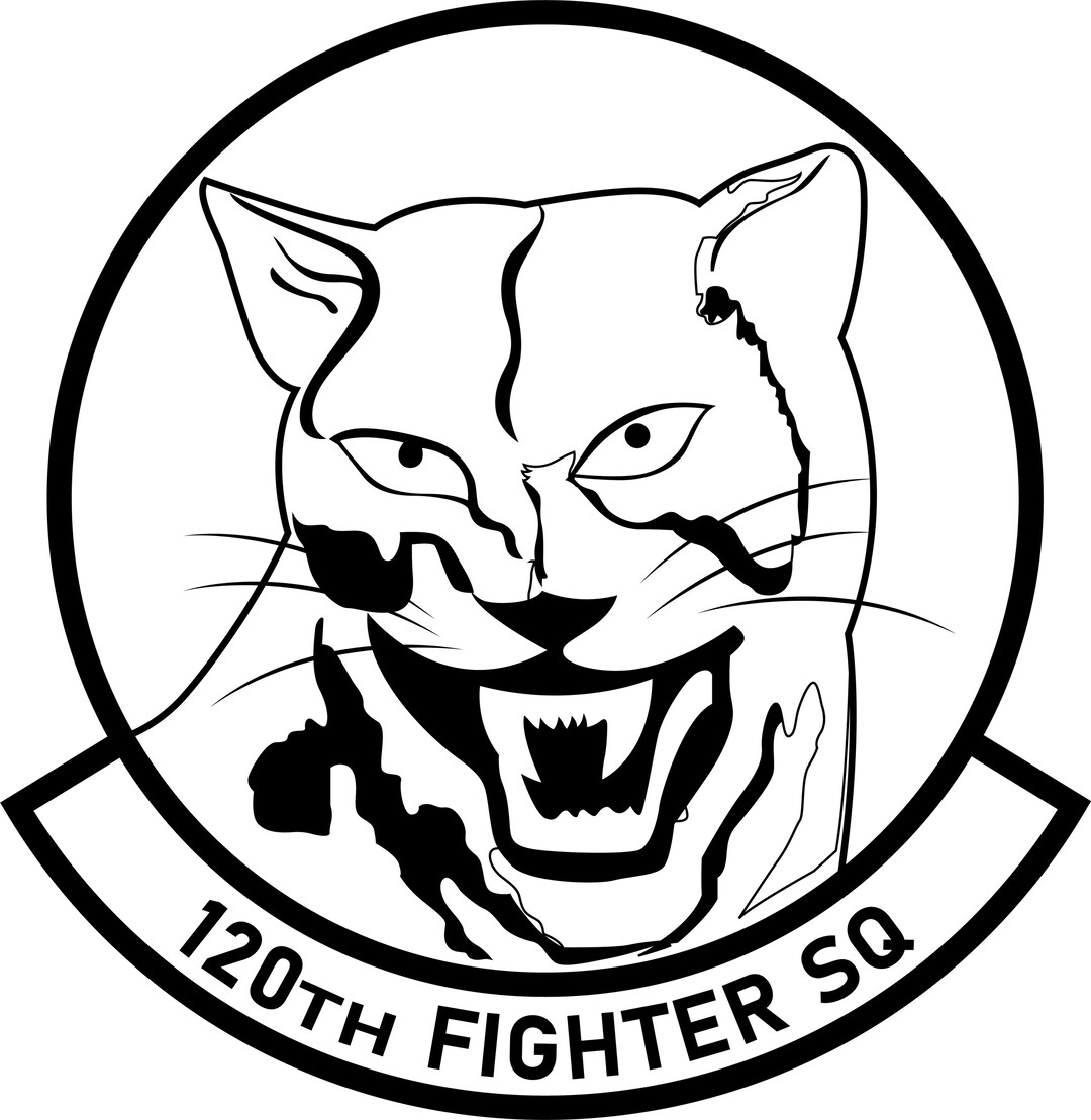 Us Air Force 120th Fighter Sq Badge Svg File - Etsy