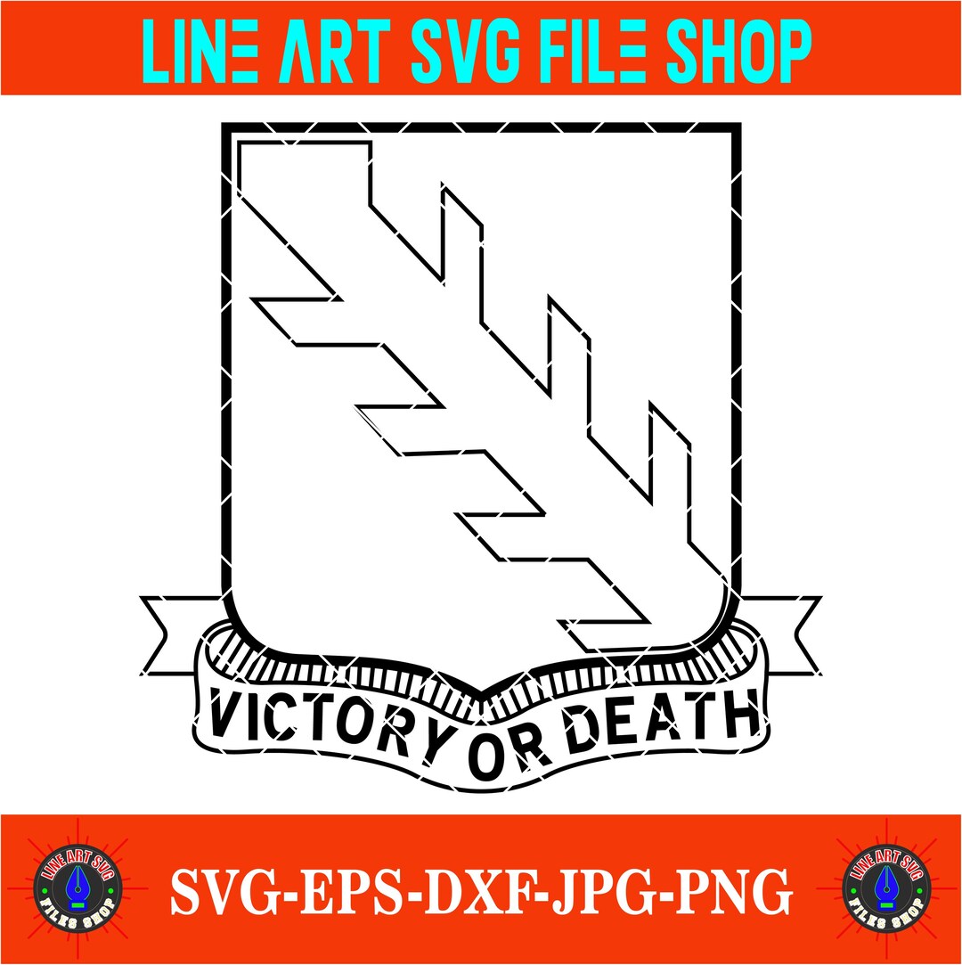 US Army 32nd- Cavalry Regiment Unit Crest Victor Files - Etsy