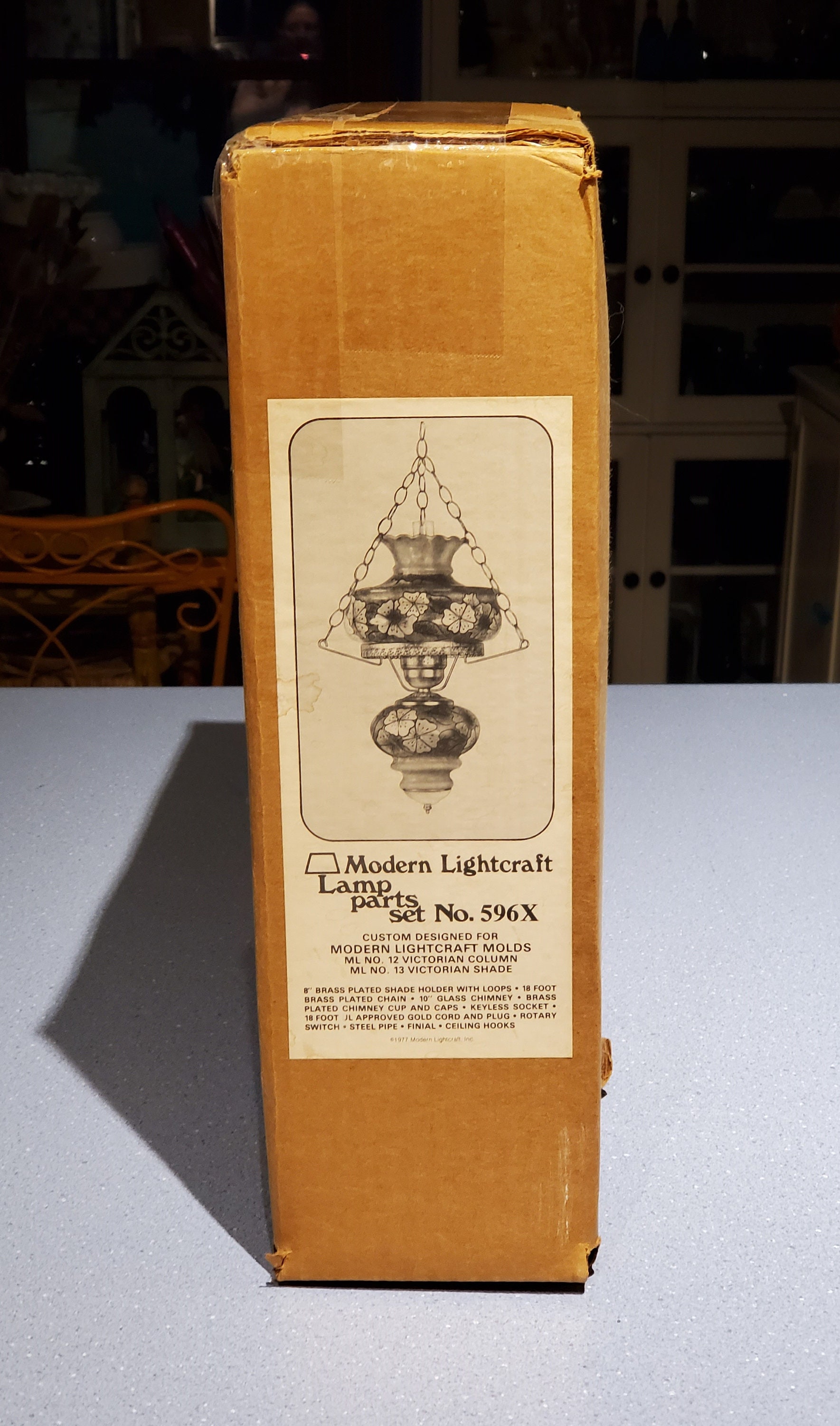 Vintage Modern Lightcraft Lamp Parts Set No. 596X Custom Designed for ...