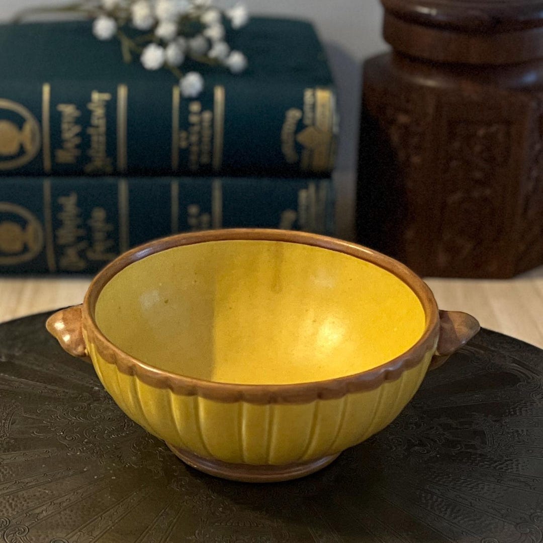 Vintage Stangl Bowl -- 1970s Harvest Yellow Kitchen Decor, Retro Autumn ...