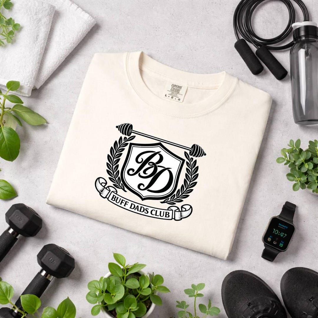 Buff Dads Club Shirt, Gym Dad Graphic Tee, Fitness Dad T-shirt, Strong ...