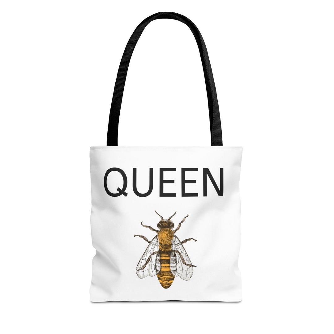 Queen Bee Tote Bag | Personalized Name Option - Etsy