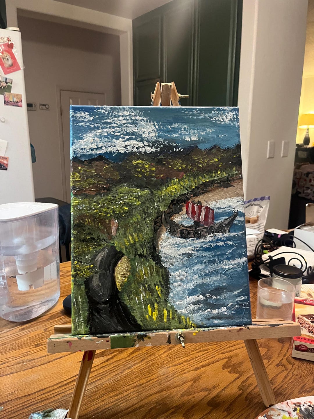 Handpainted Vinland Saga Inspired Painting - Etsy