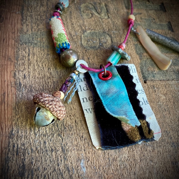 Fabric Talisman Jewelry - Etsy