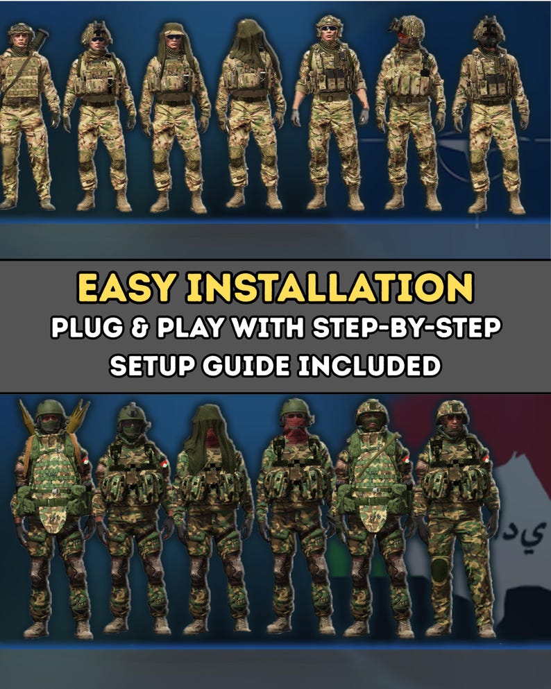 Fivem Ultimate Evolution EUP Mega Pack 4.3GB Outfits for Army, Rebels ...