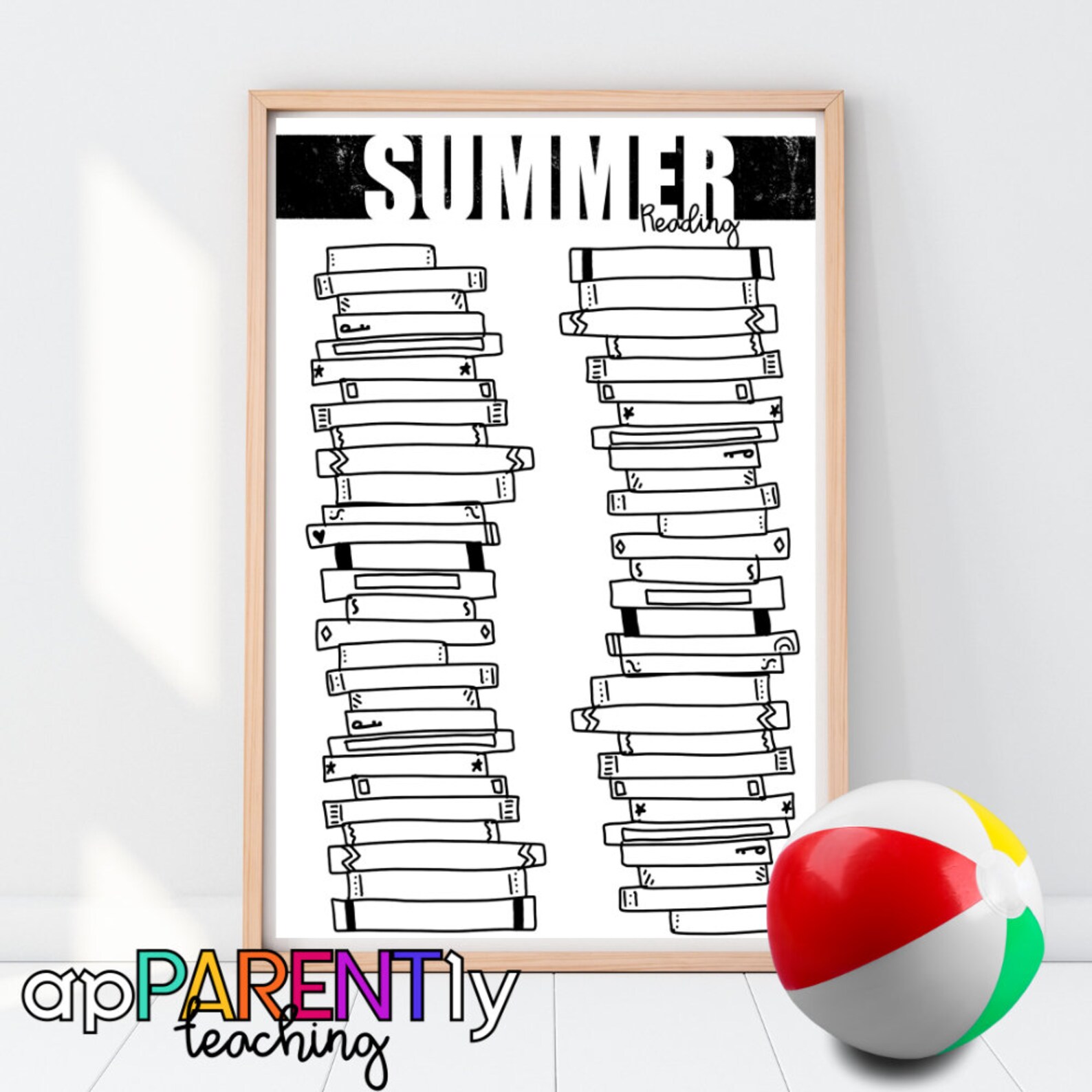 Printable Summer Reading Poster, Summer Reading Tracker, Summer Reading ...