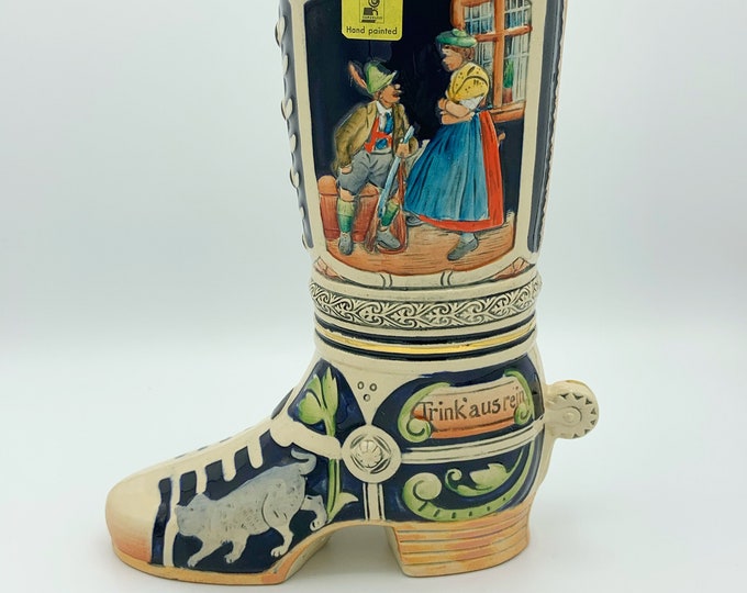 Vintage Werner Cornelius Boot Stein West Germany / Vintage Boot Stein ...