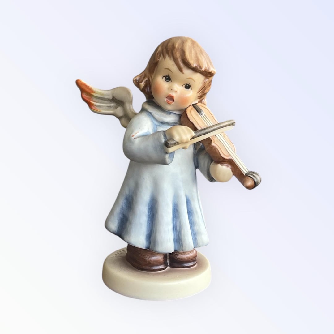 Vintage Goebel Hummel Angel Figurine “celestial Strings” | Violin ...