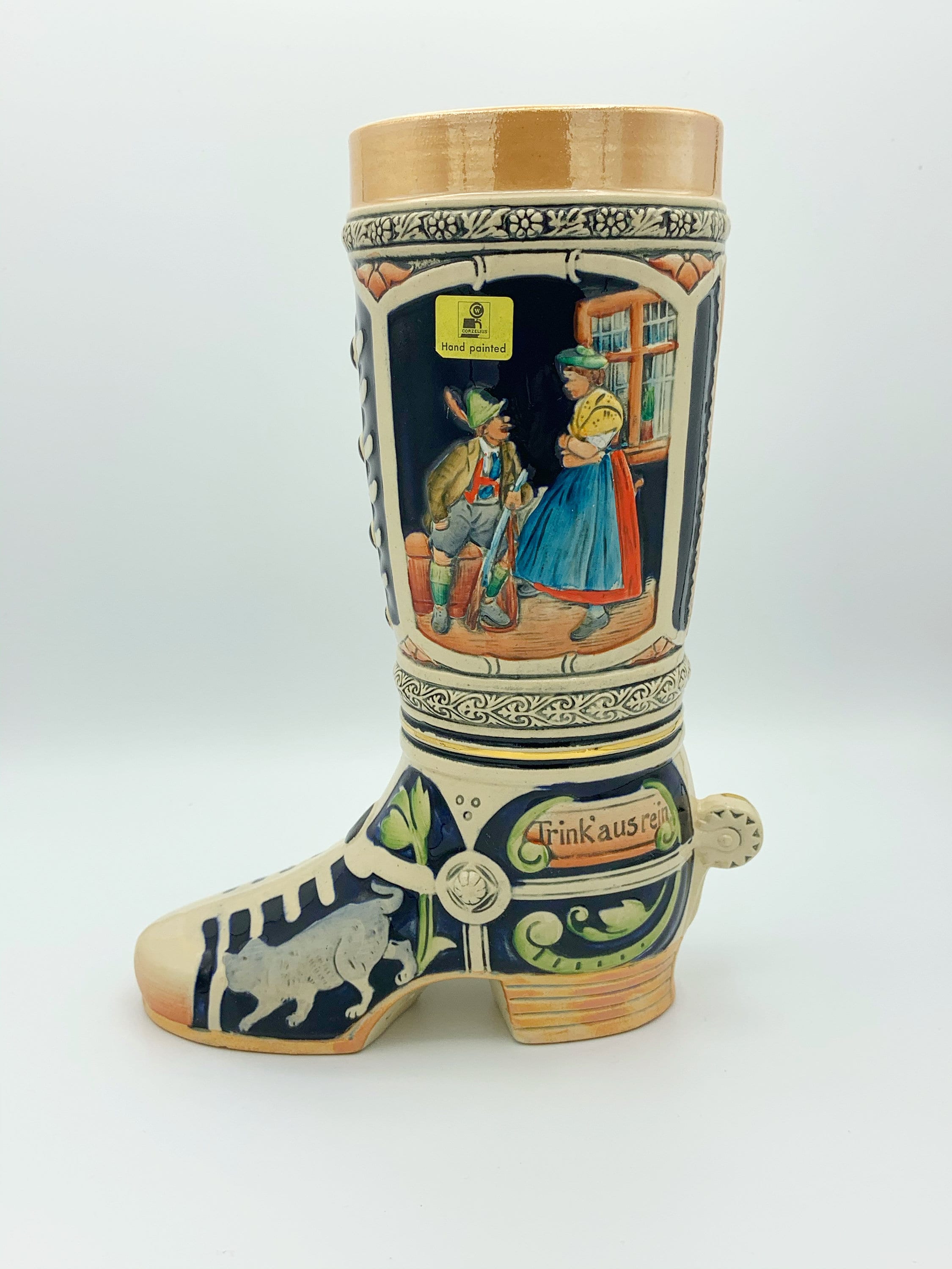 Vintage Werner Cornelius Boot Stein West Germany / Vintage - Etsy