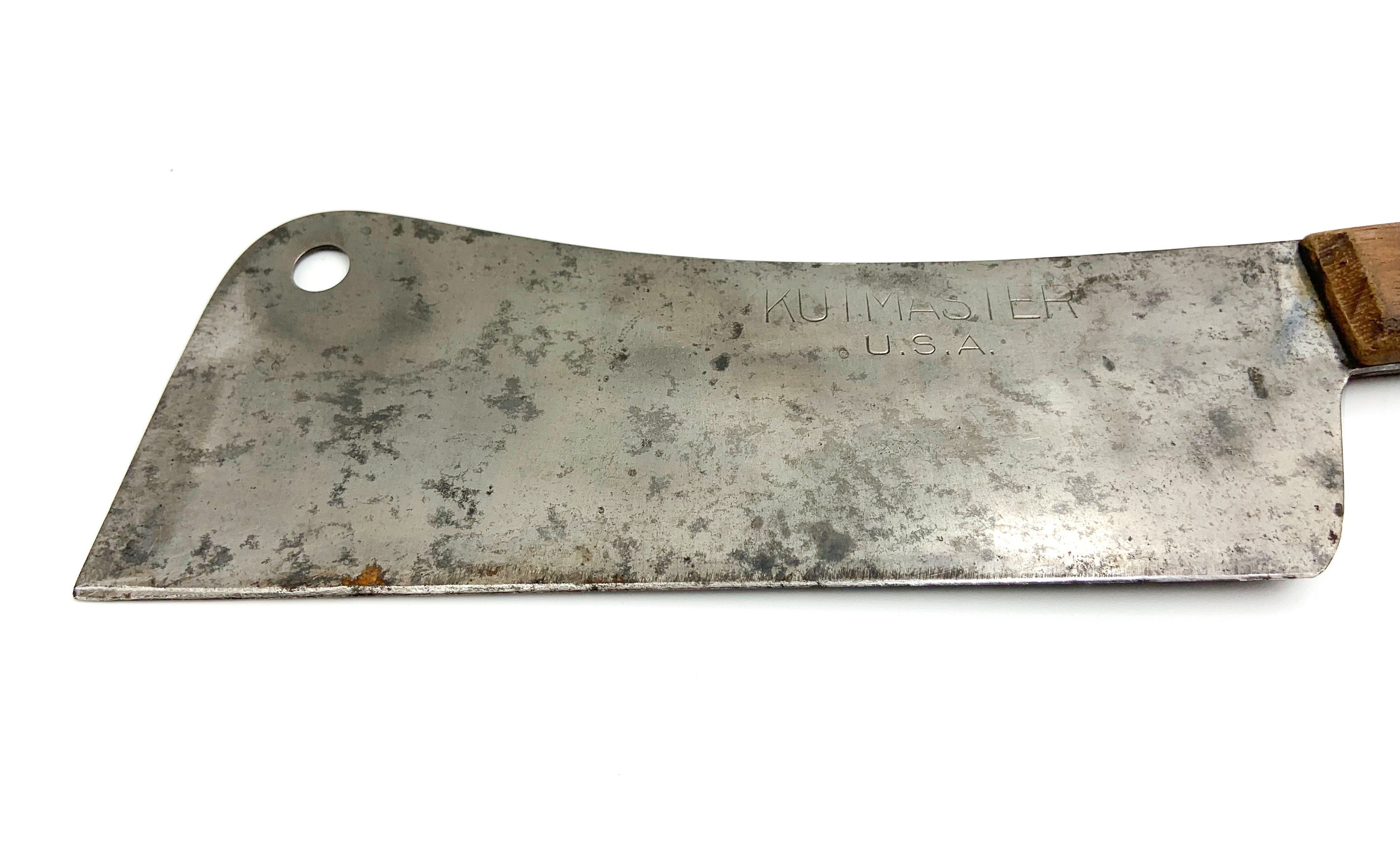 Vintage Kutmaster USA High Carbon Steel Full Tang Cleaver / | Etsy