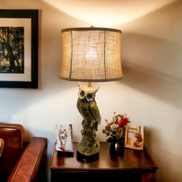 Owl Lamp - Etsy