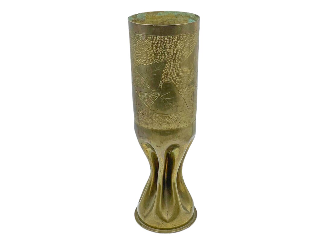 Antique 1909 Lorenz Brevettato Tempini Brass Trench Art Vase - Etsy