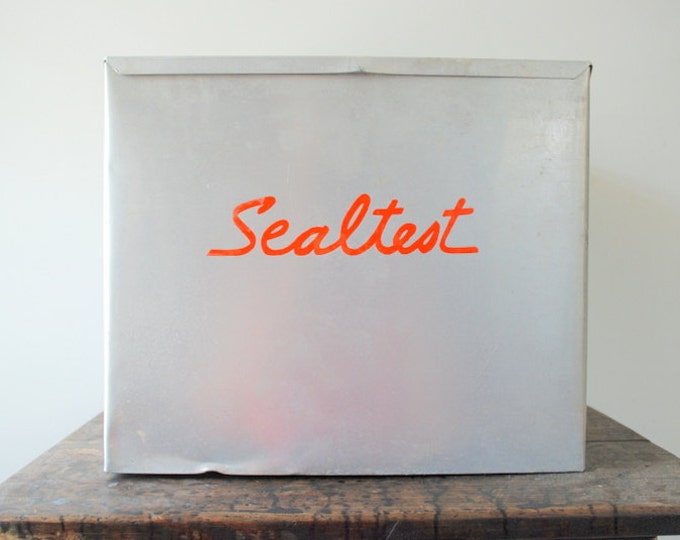 Sealtest Dairy Metal Milk Insulated Cooler/box - Etsy