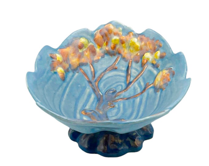 1930's Carleton Ware England Oak Tree Serving Dish "night" in Blue ...