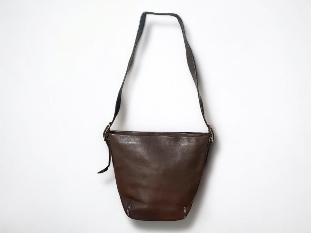 Vintage Coach #9186 Legacy Soho Bucket Leather Bag / Dark Brown Leather ...