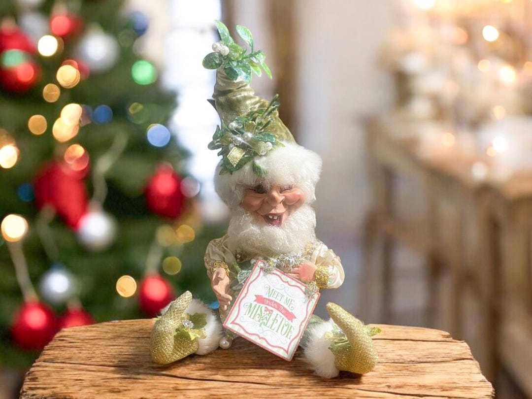Mark Roberts Christmas Elf Doll / Santa Claus Doll / Christmas Decor ...