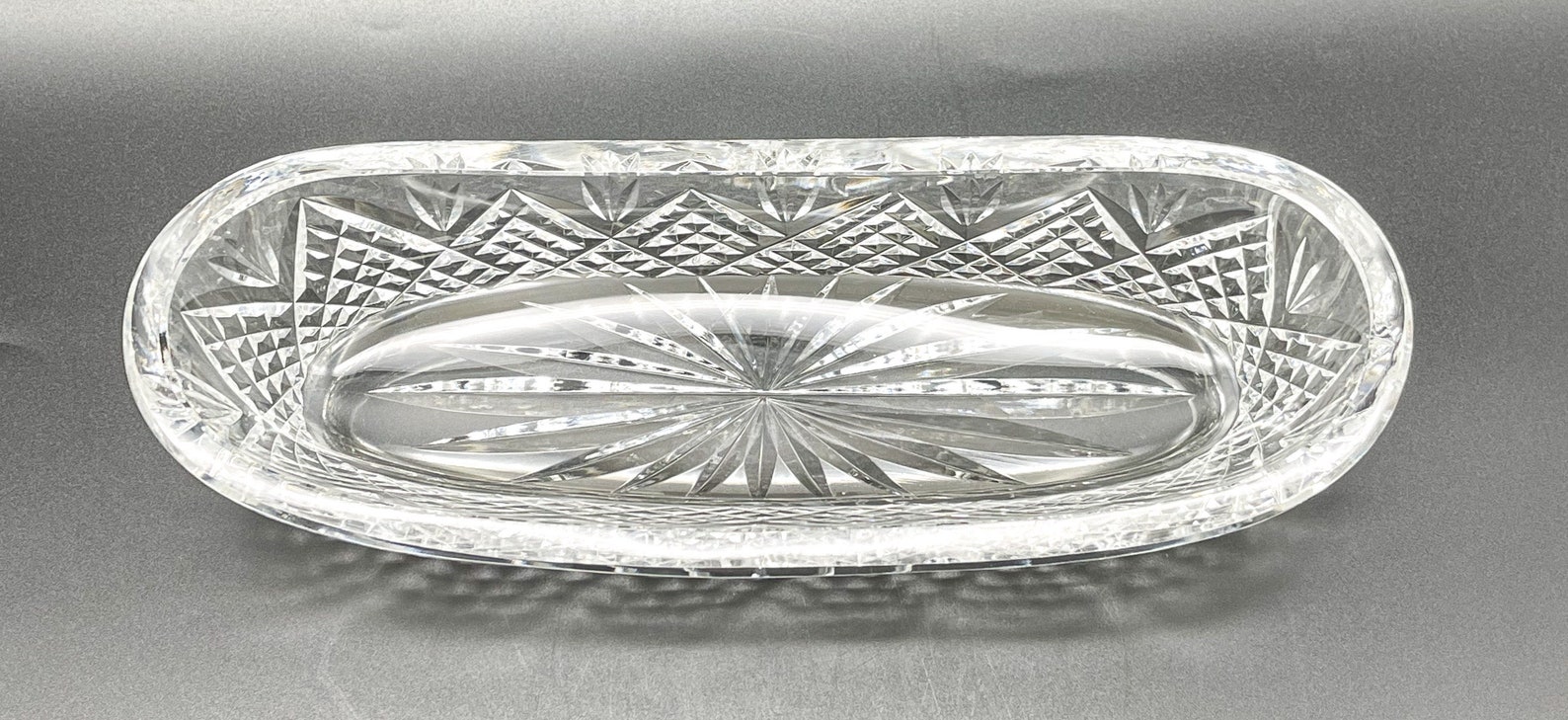 Waterford Crystal Relish Dish Celery Dish / Collectible / - Etsy