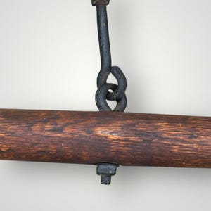 Antique Single Tree Yoke: Hand-forged Iron, Rustic Farmhouse Decor - Etsy