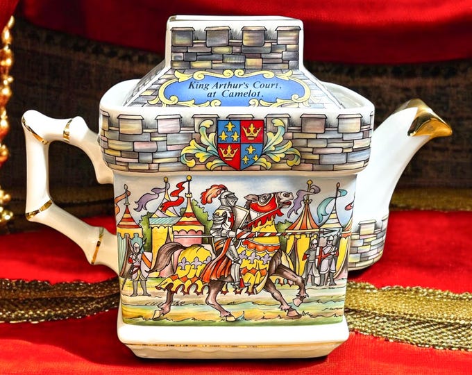 Vintage Sadler King Arthur Teapot With Lid Hero & Legend No 2019293 Sir ...
