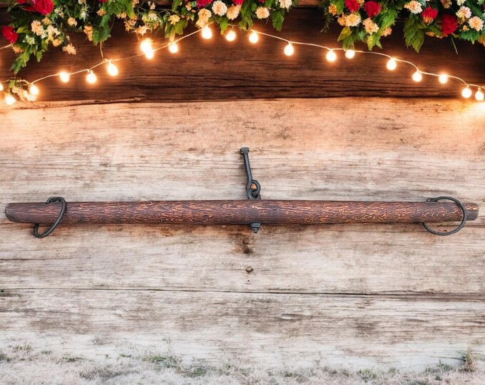 Antique Single Tree Yoke: Hand-forged Iron, Rustic Farmhouse Decor - Etsy