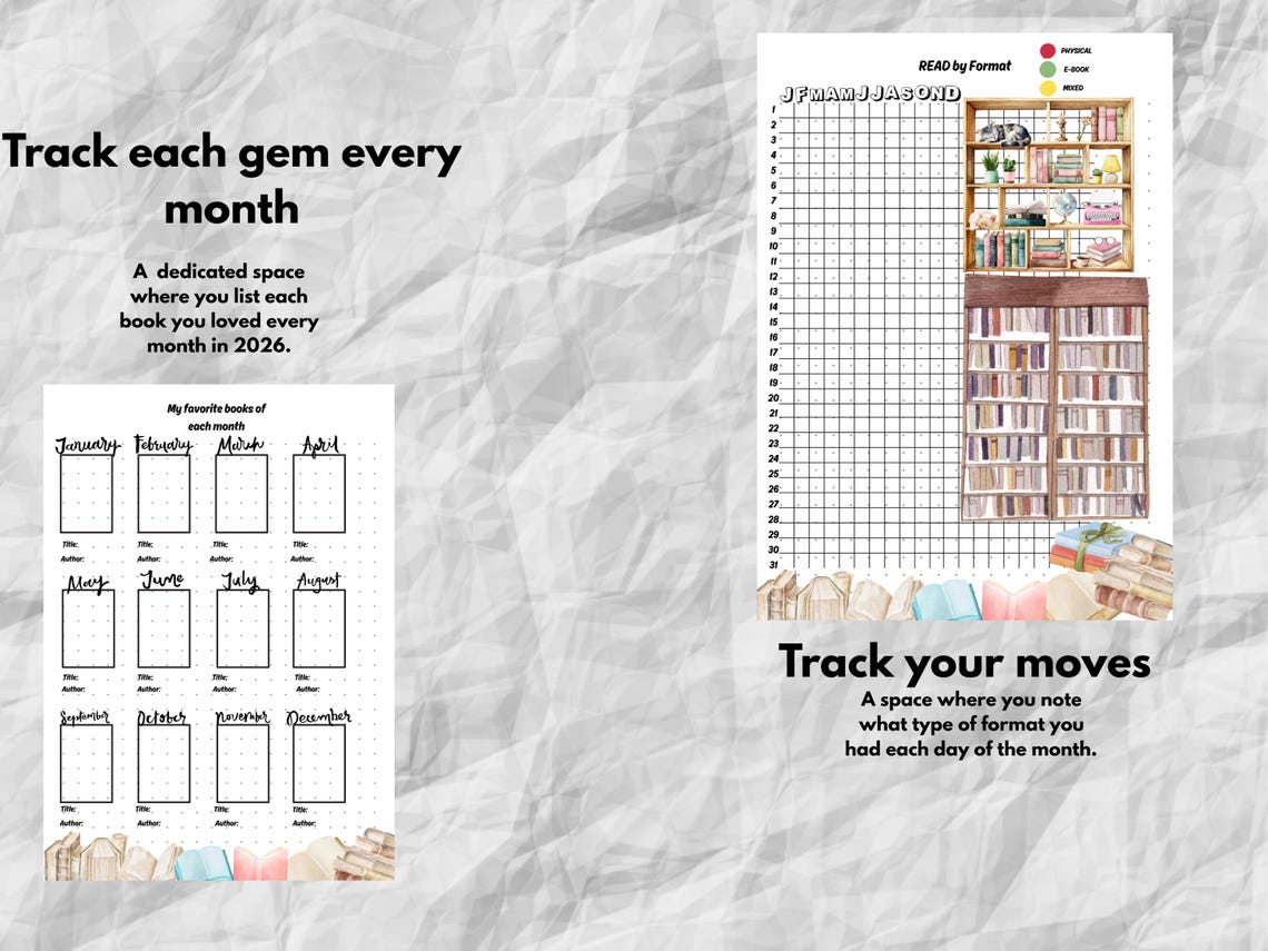 Digital Reading Journal 2026 | Goodnotes Reading Tracker | Book ...