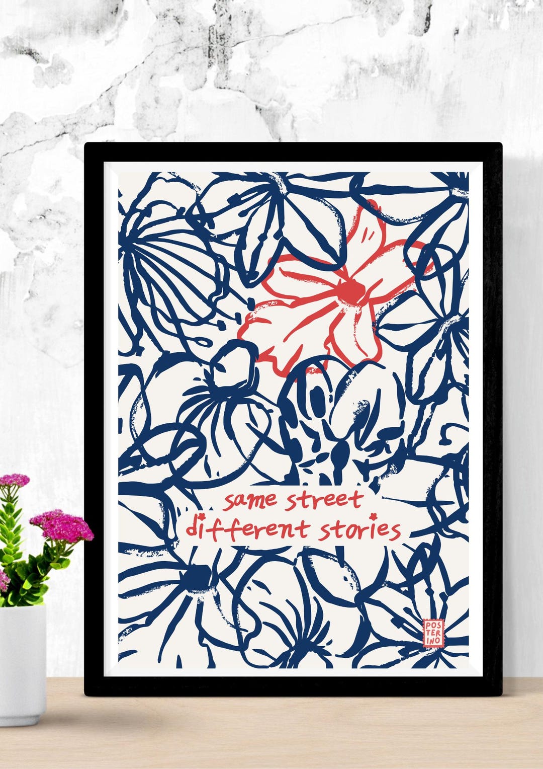 Floral Poster | Inspirational Quote Printable Wall Art | Botanical ...