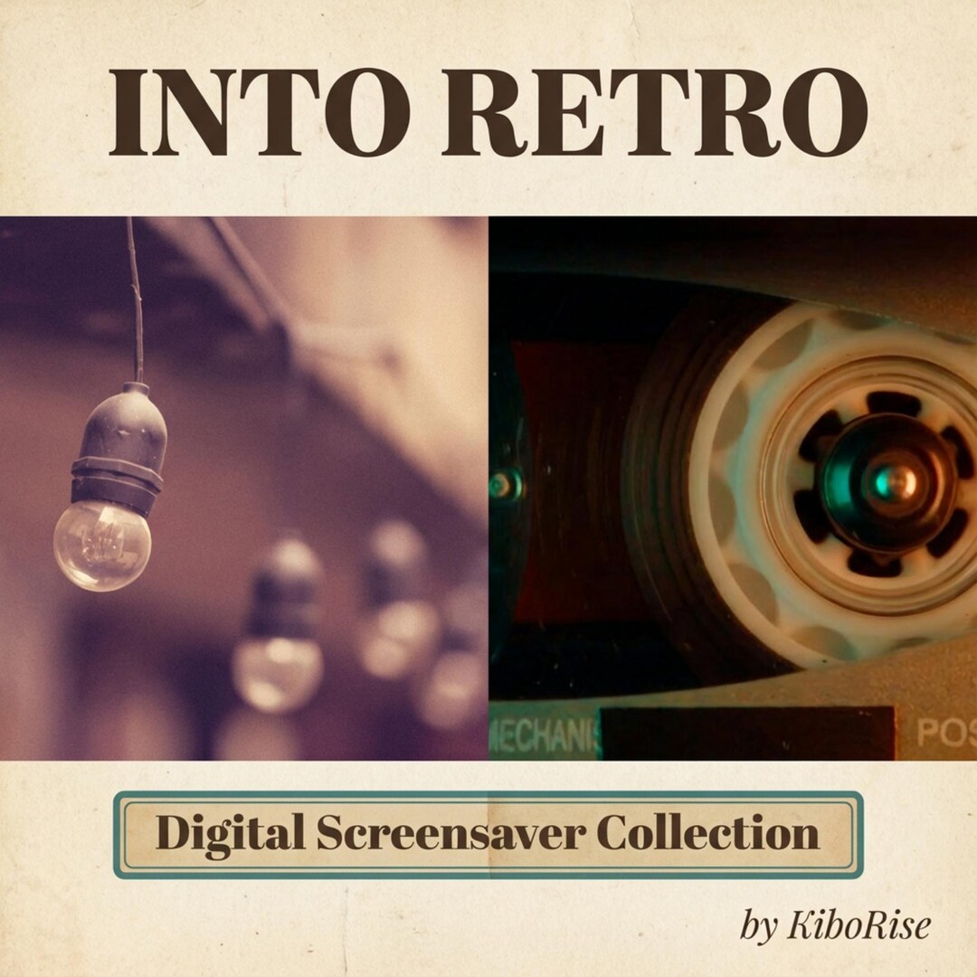 Into Retro | 4K Cinematic Screensaver | 2-pack Set | Windows PC Motion ...