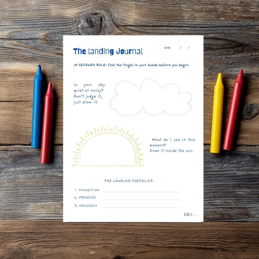 Mindfulness Journal for Kids Printable | Screen Free Activity | Family ...