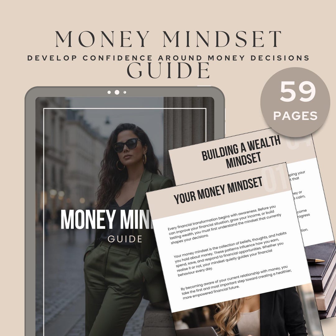 Money Mindset Planner & Workbook + Interactive Tool | Financial Freedom ...