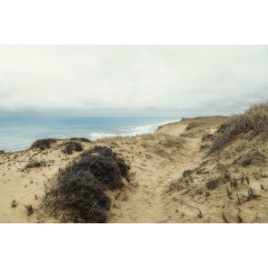 Cape Cod Art, Truro MA, Cape Cod, National Seashore, Beige and Blue ...
