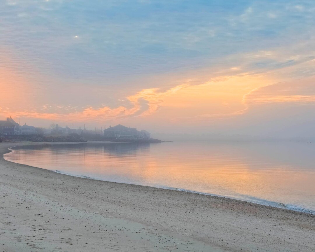 Sunrise Wall Art, Cape Cod Art, West Yarmouth, Cape Cod Sunrise, Pastel ...