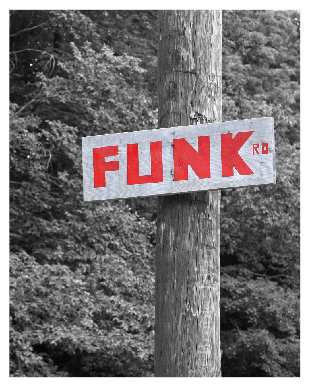 Street Sign Art Funk Art Funk Music Funky Black and White - Etsy