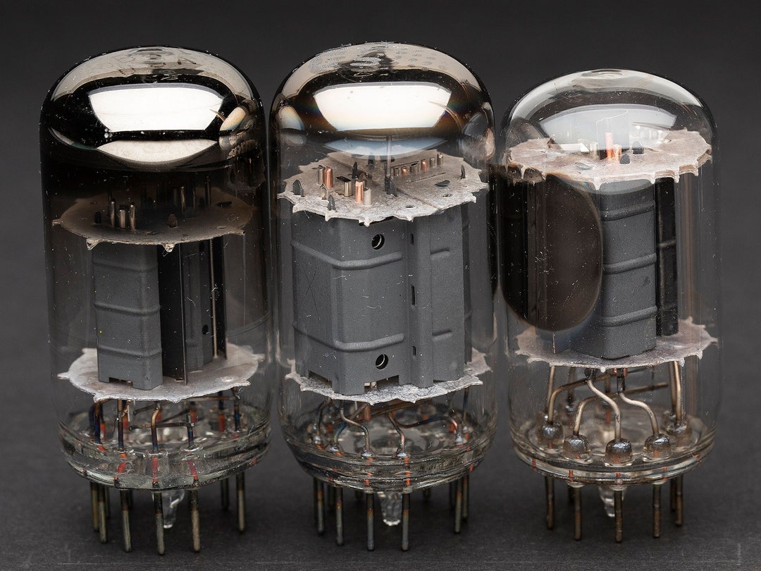 3 Vintage Vacuum Tubes, Radio Electron Tubes, Audio Amp or Amplifier ...