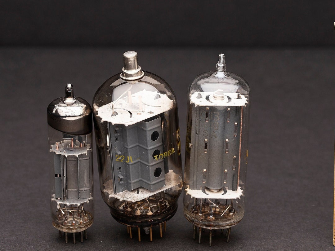 3 Vintage Vacuum Tubes, Radio Electron Tubes, Audio Amp or Amplifier ...